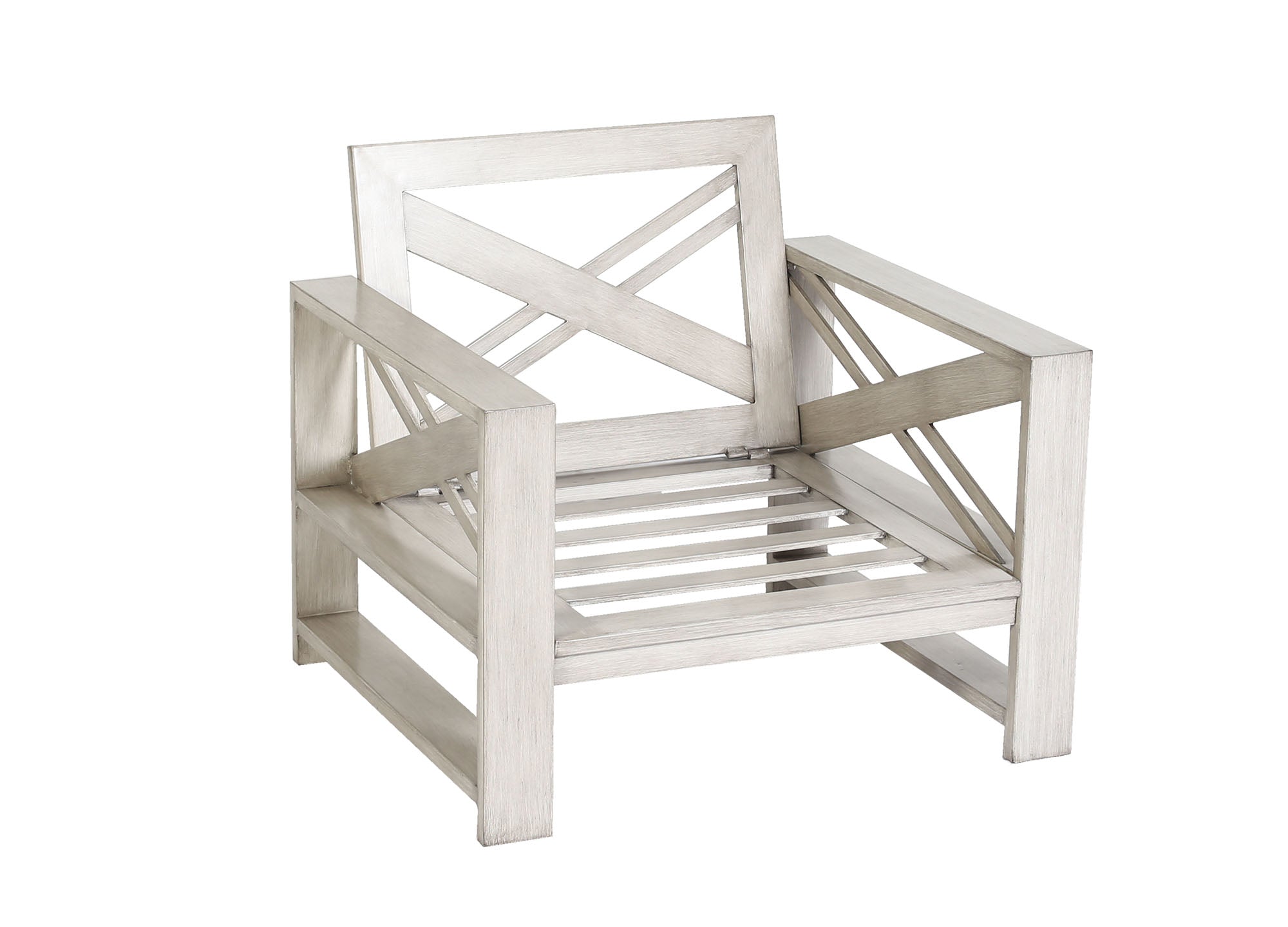 JoLee White Club Chair – Summerset Casual/GatherCraft
