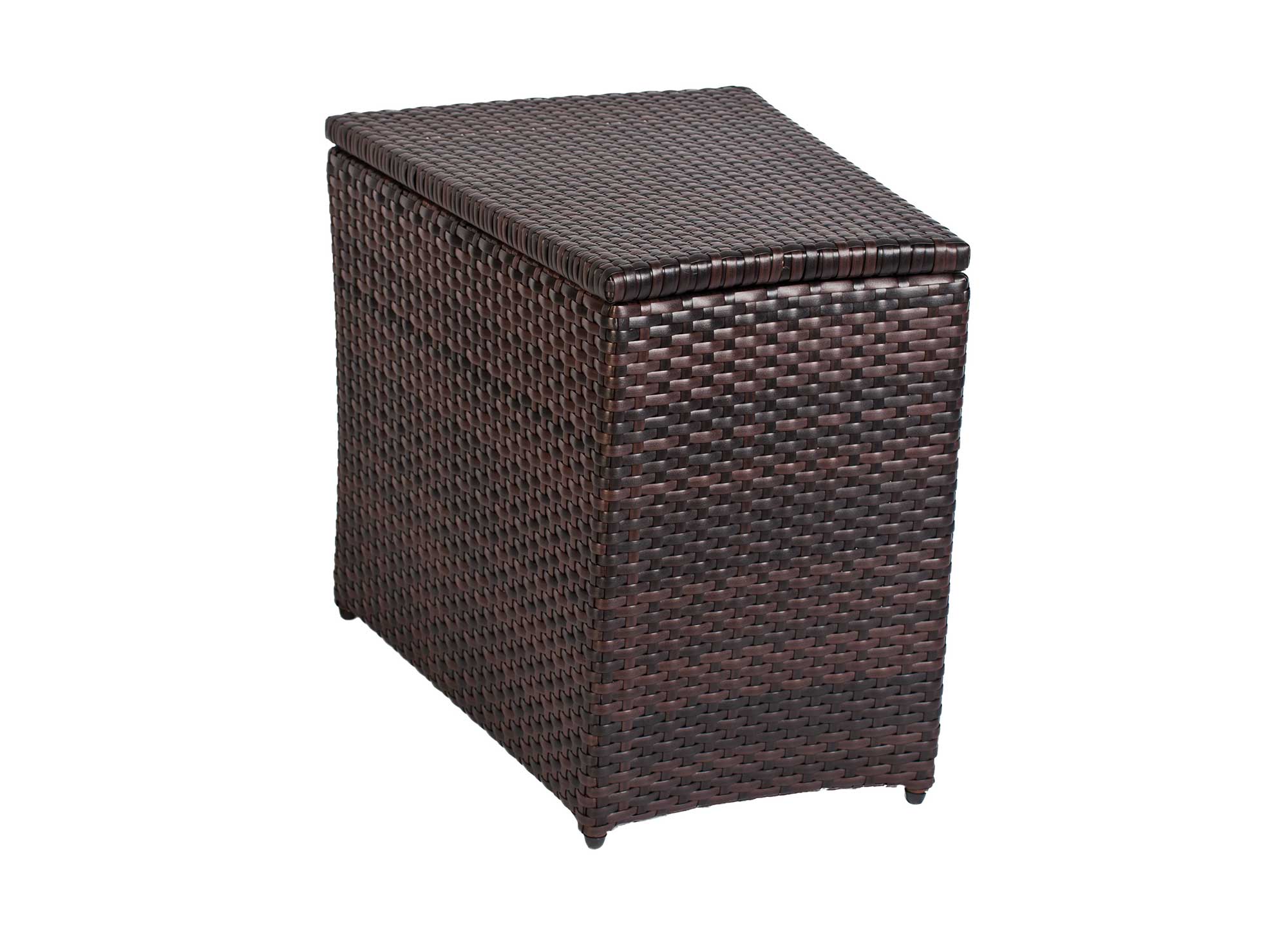 Aztec Curved Circular Accent Table With Storage – Summerset Casual